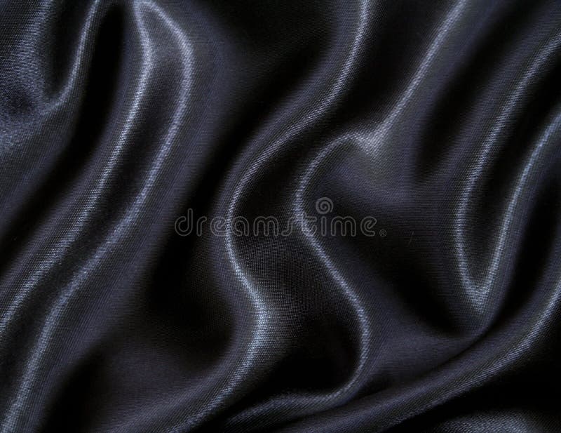 Seda Negra Elegante Lisa Como Fondo Foto de archivo - Imagen de seda ...