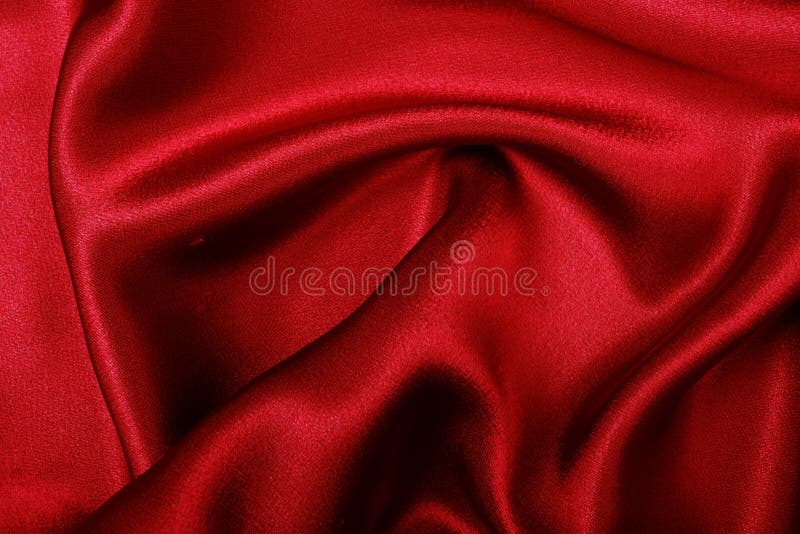 Tela de seda roja stock de ilustración. Ilustración de color - 3236912