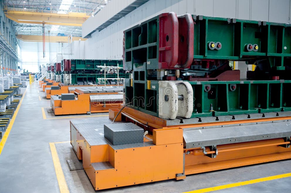 Sedan Forging Workshop Production Line Stock Photo - Image of metal ...