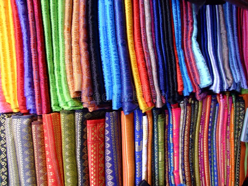 Sedas tailandesas foto de archivo. Imagen de variedad - 3157562