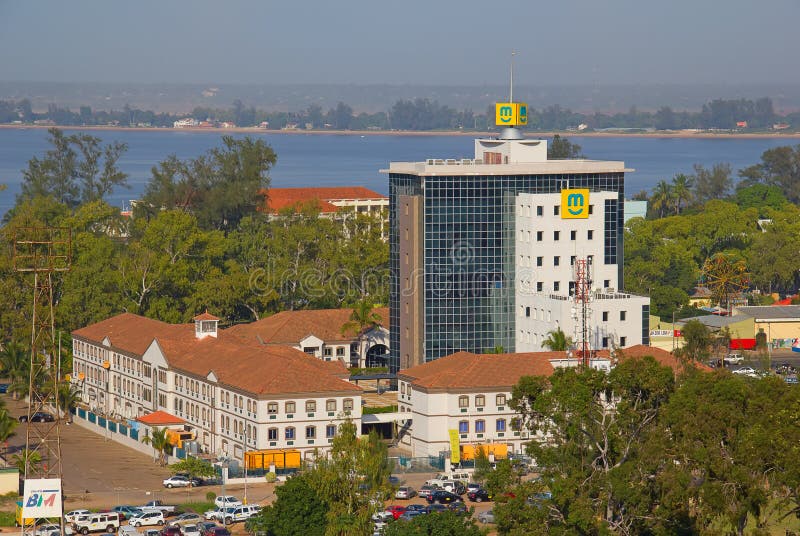 Sede De La Empresa De Telecomunicaciones MCel Imagen de archivo ...