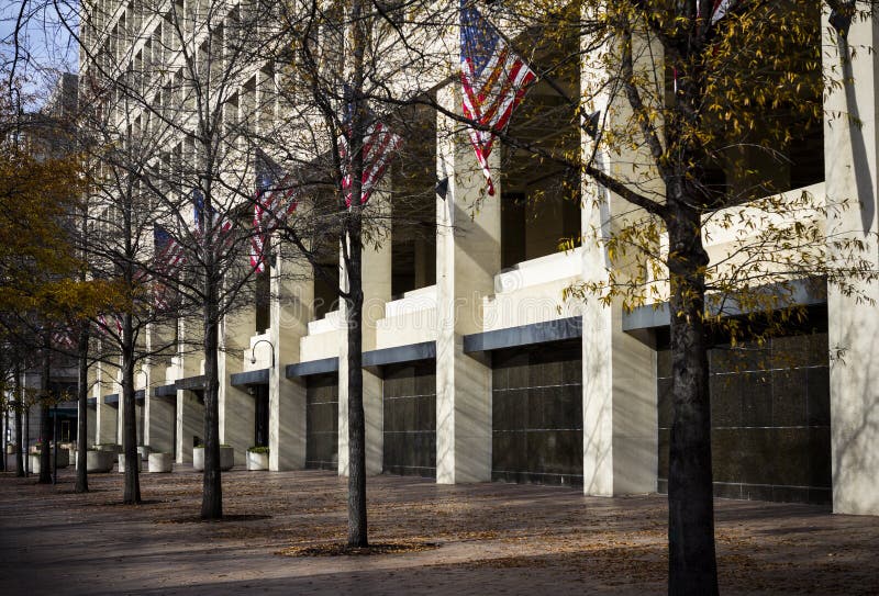 Sede del FBI en Washington imagen de archivo. Imagen de camino - 36393567