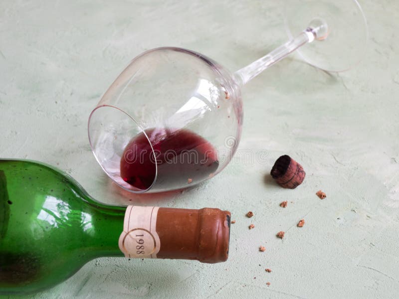 Sediment in a Glass of Old Wine. Sediment in Wine Stock Photo - Image ...