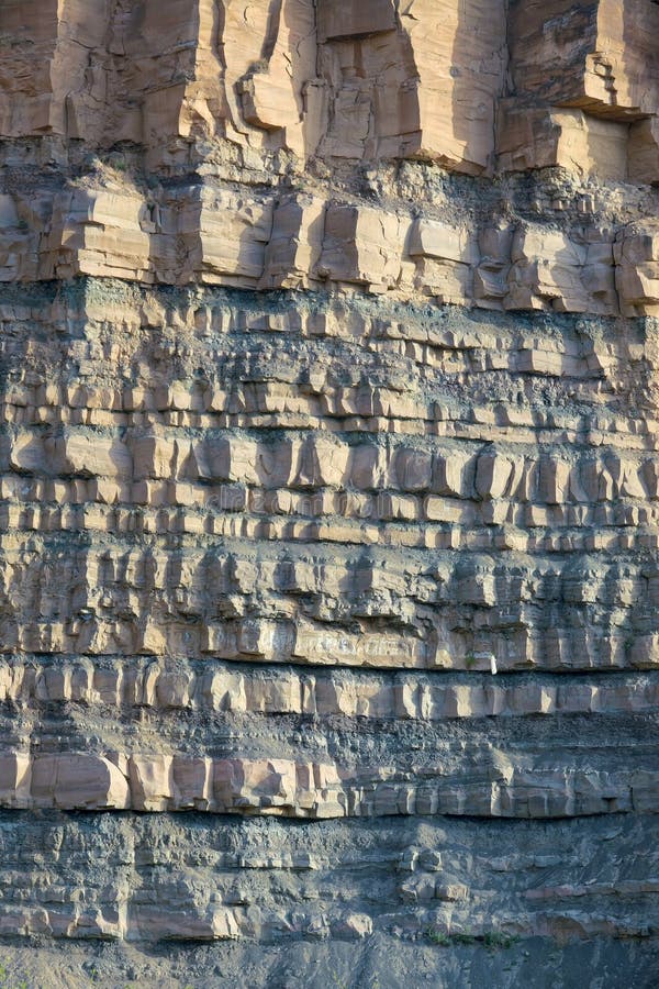 Sedimentary rock stock image. Image of sedimentary, rock - 149356433