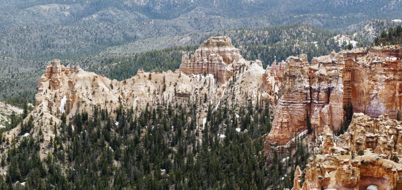 Sedimentary Rock Formations in Bryce Canyon Park Stock Photo - Image of ...