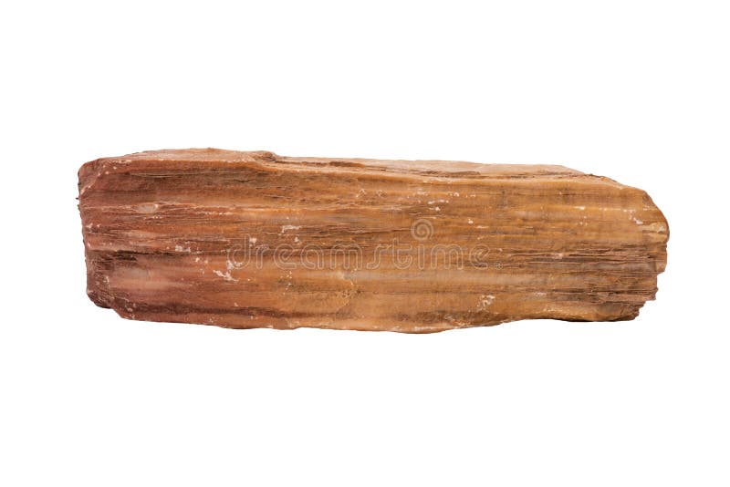 Sedimentary Rock Isolated on White Background with Clipping Path Stock ...