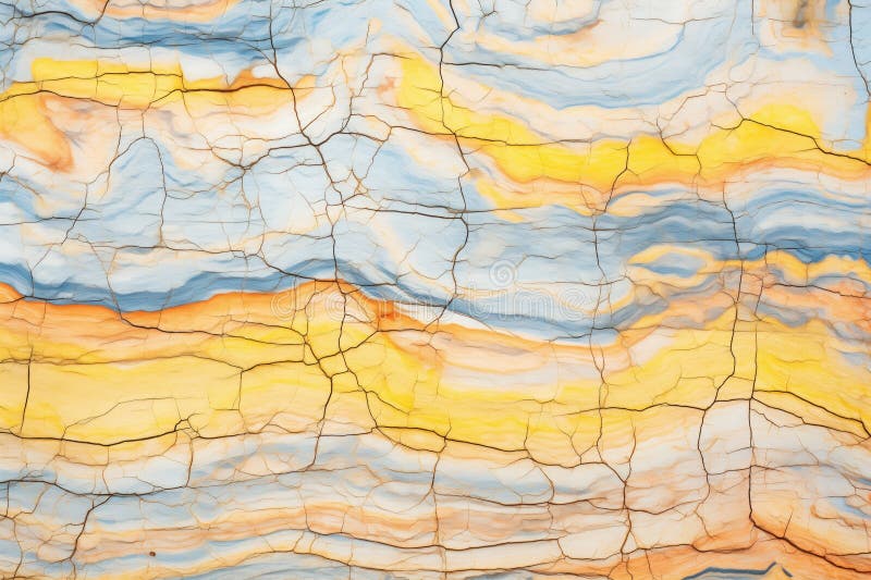 Sedimentary Rock Layer Detail Stock Image - Image of pattern, generated ...