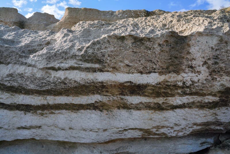 Sedimentary Rock Layers Background Stock Photo - Image of quarry ...