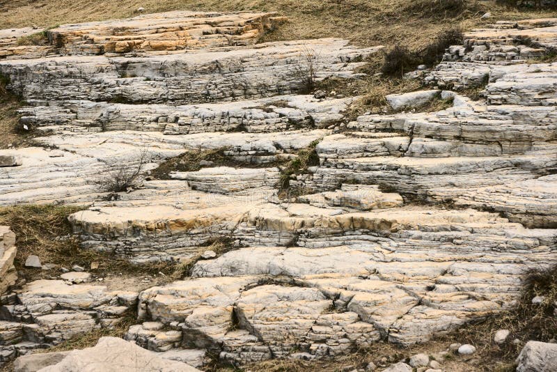 Sedimentary rock stock image. Image of sheet, geological - 18433973