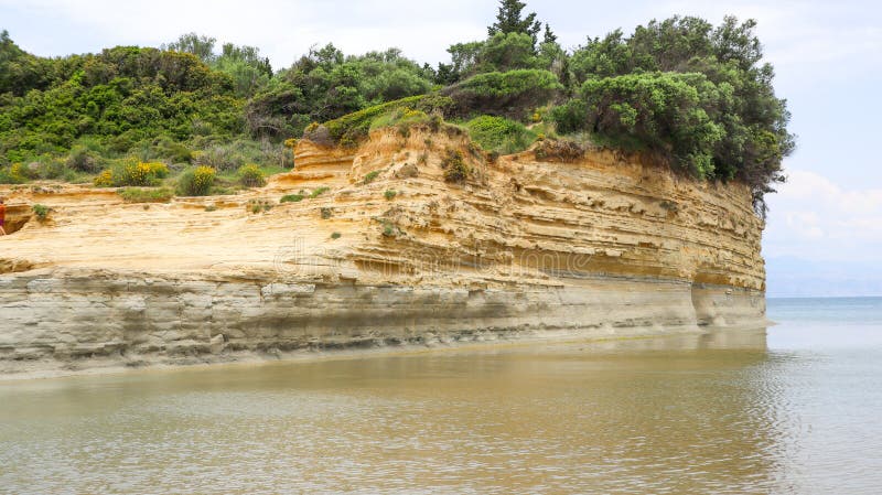 Elevated Ridge with Sedimentary Rocks Stock Image - Image of ridge ...