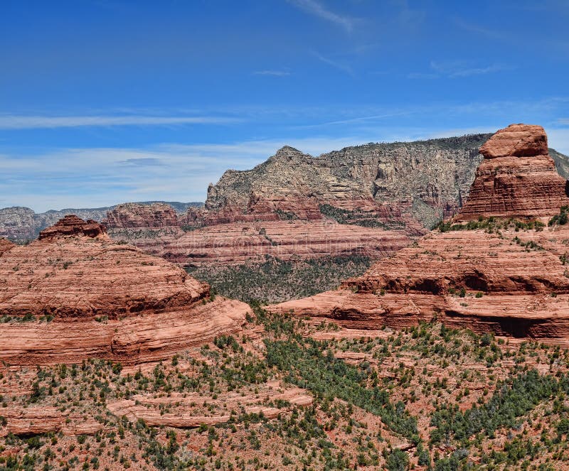 Sedona Aerial View stock image. Image of sedona, pines - 31440059