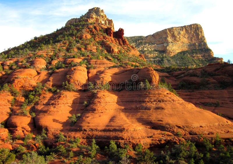 Sedona Arizona Red Rock Landscape Stock Image - Image of trees, scenic ...