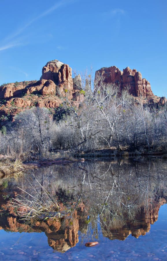 Sedona, AZ, USA, Cresent Moon Rock. Stock Image - Image of coconino ...