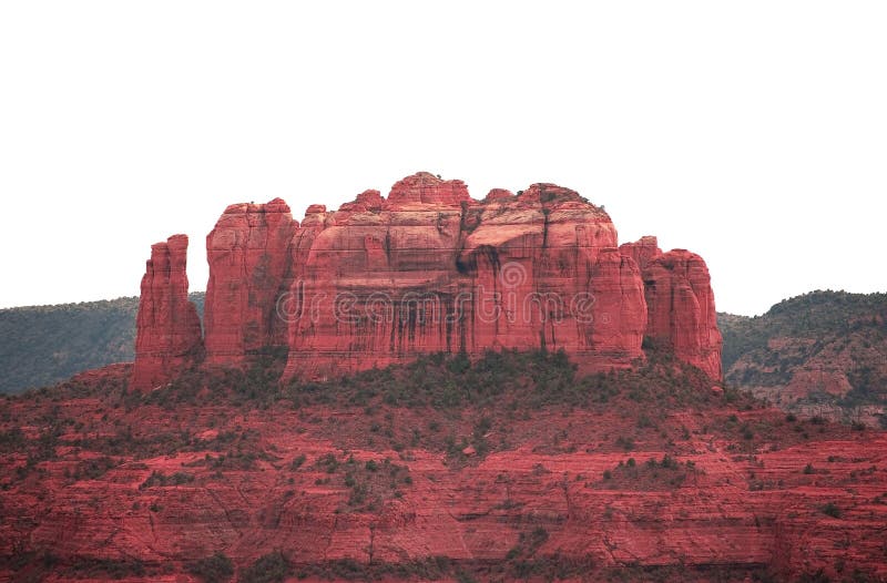 Sedona Bell Rock Sunset stock image. Image of mountain - 13461245