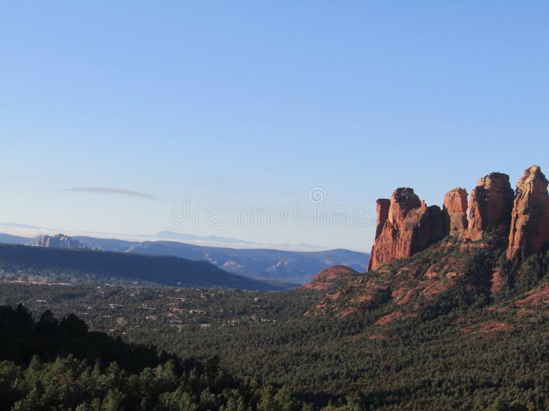 Sedona overlook view stock image. Image of mountains - 173766605