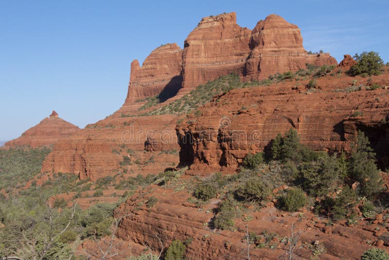 Sedona Red Rock Landscape stock image. Image of rocks - 29420639