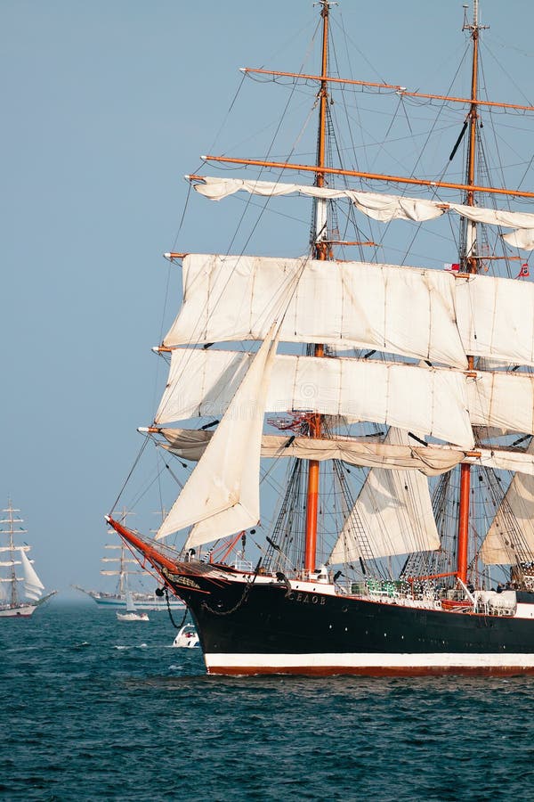 SEDOV - tall ship editorial photography. Image of vessel - 23043747