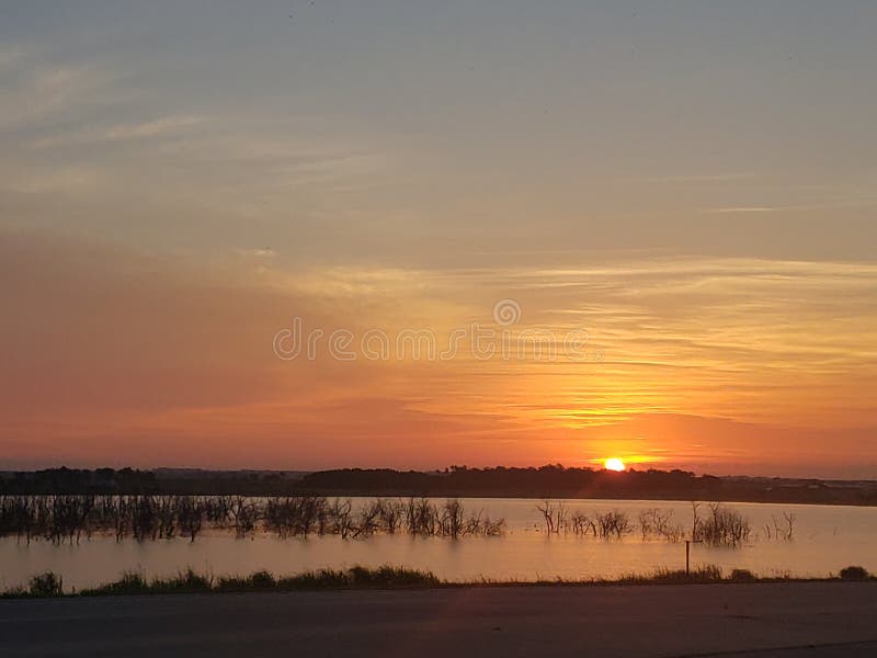 See stock image. Image of sunrise, scenery, lake, sunset - 155010251