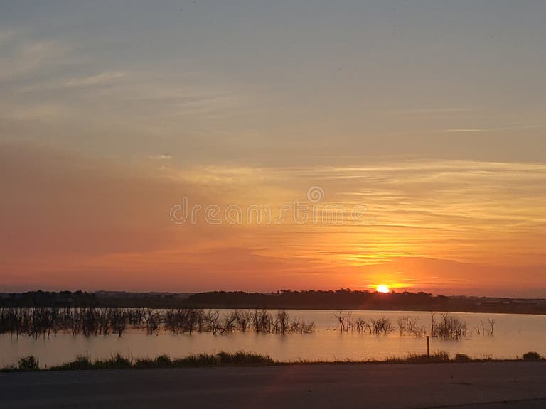 See stock image. Image of sunrise, scenery, lake, sunset - 155010251