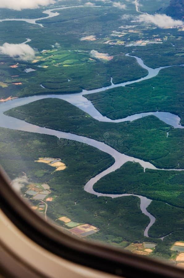 See from Air Plane stock image. Image of blue, field - 75860977