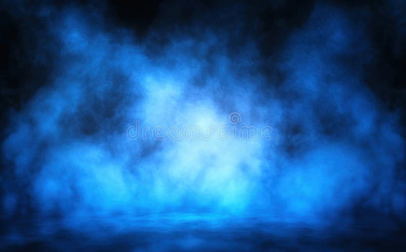 See Blue Haze Stage Backdrop, a Misty Atmosphere with Mystic Theme Design Stock Illustration ...