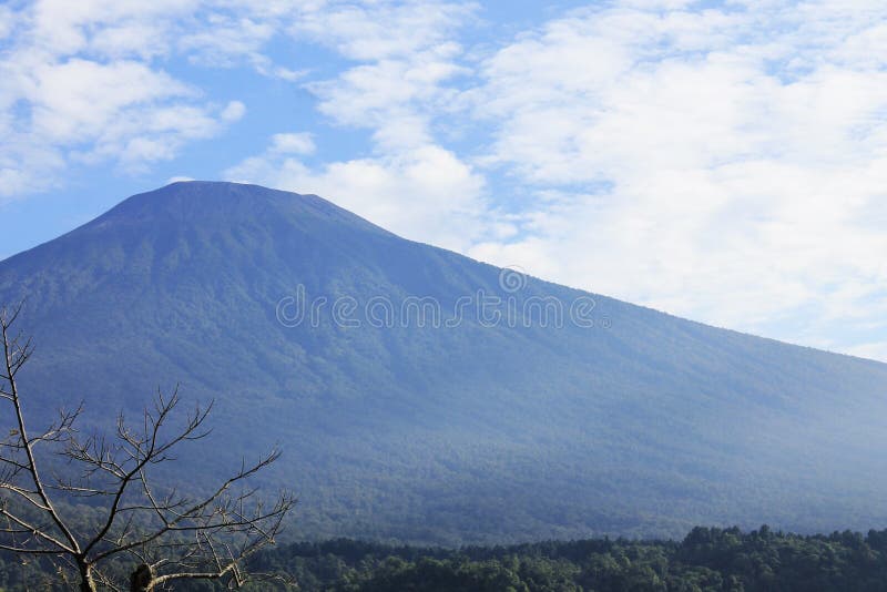 See the Natural Scenery in the Form of the Beauty of Mount Slamet Stock ...