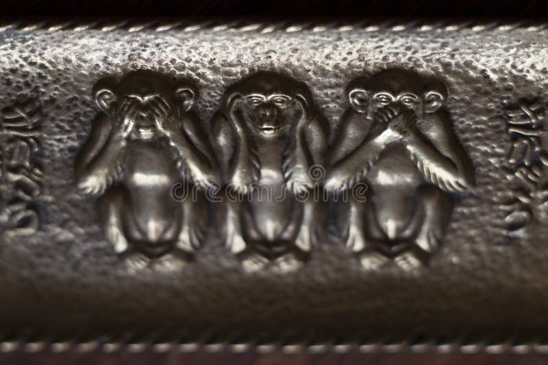 See No Evil. Hear No Evil. Speak No Evil. Stock Image - Image of hear ...
