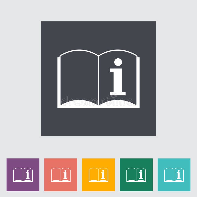 See owner`s manual. stock vector. Illustration of icon - 90678511