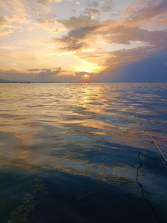 See the Reflection of Sunlight from the Sea Water that Will Sink in the ...