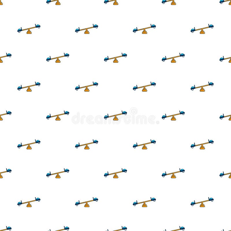 See saw pattern seamless stock vector. Illustration of color - 97766991