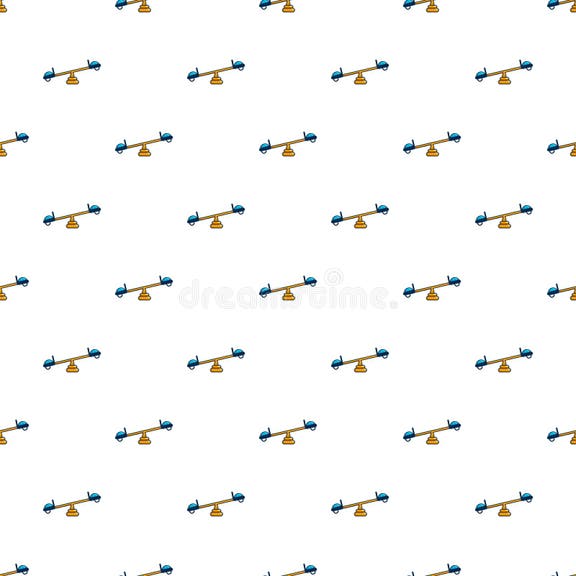 See saw pattern seamless stock vector. Illustration of color - 97766991