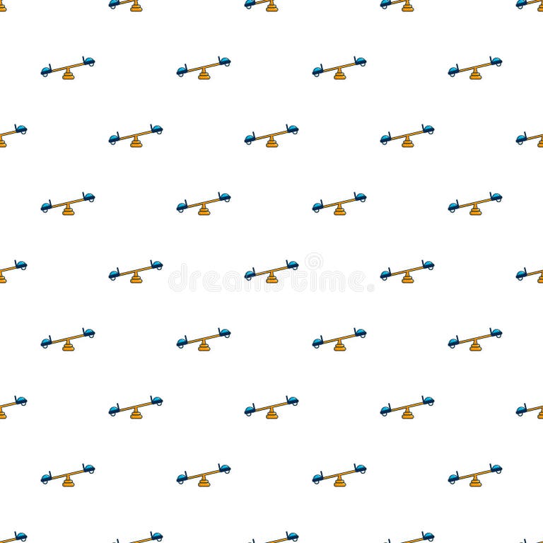 See saw pattern seamless stock vector. Illustration of color - 97766991