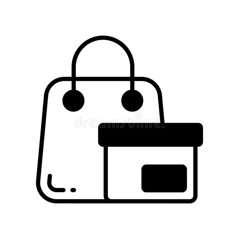 See this Shopping Bag with Box, a Well Crafted Icon of Shopping Bag ...