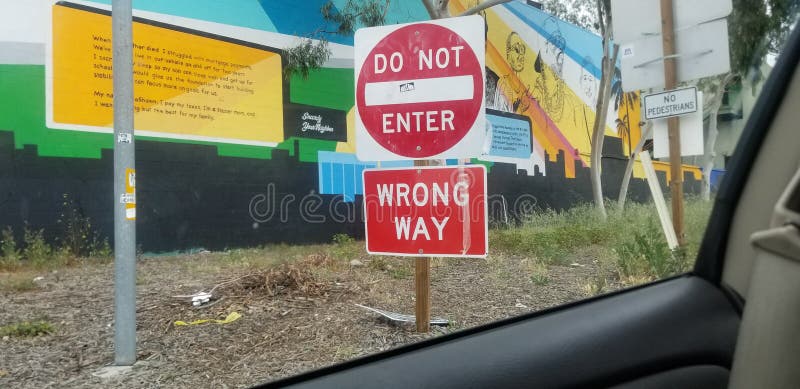 See the signs editorial image. Image of signs, wrong - 175449115