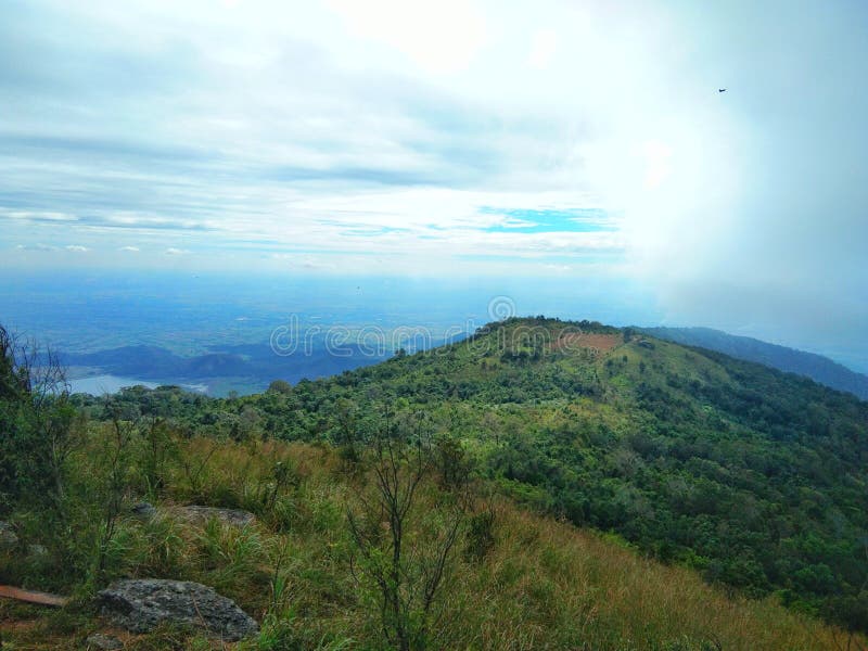 See view on the hill stock image. Image of scenery, feel - 99790407