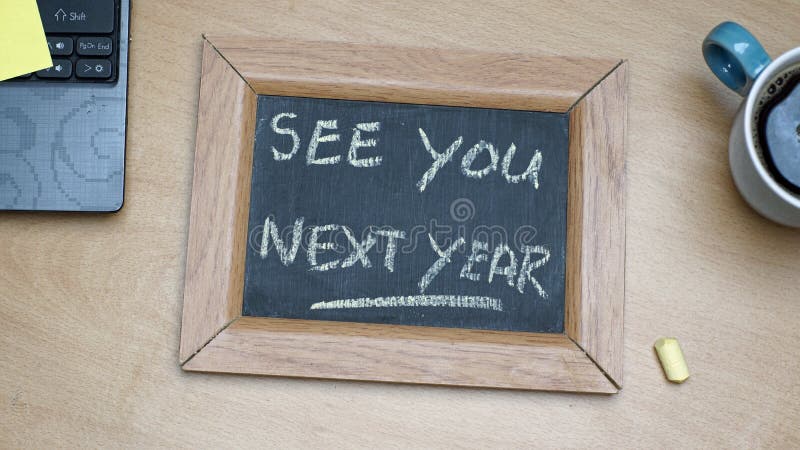 See You Next Year Stock Photo - Image: 48101079