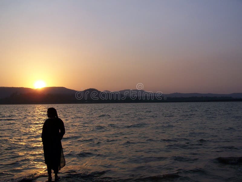 See You Tomorrow stock image. Image of hill, range, silhouettes - 164241