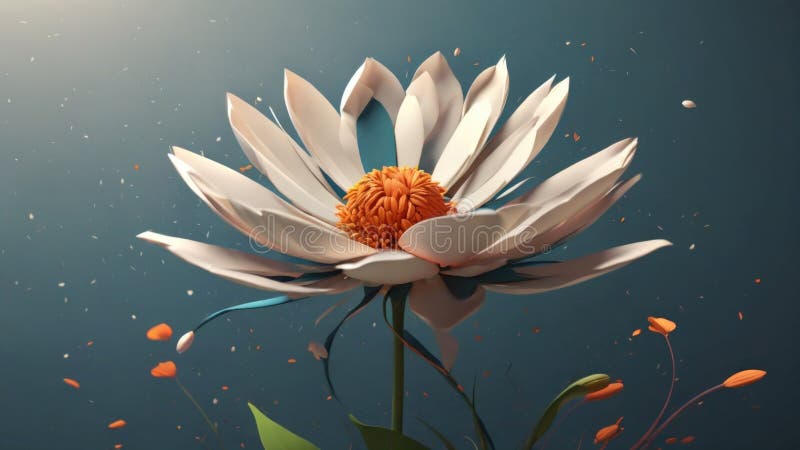 A Seed Blooming into a Beautiful Flower, Symbolizing the Growth and ...