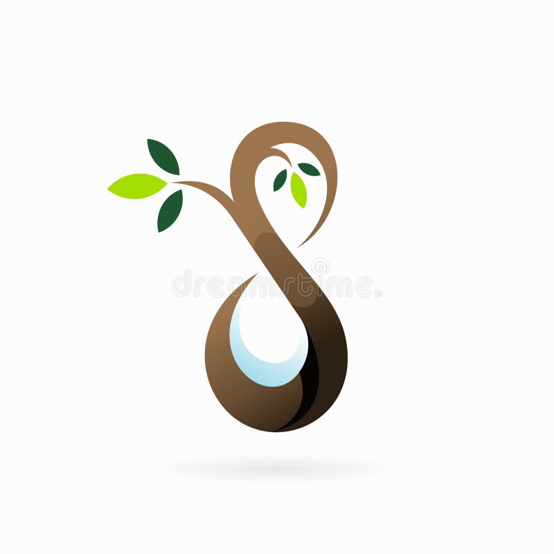 Seed Letter S Logo, Letter S Seed Logo Stock Vector - Illustration of ...