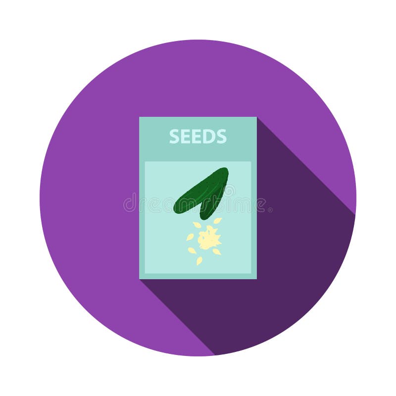 Seed Pack Icon stock vector. Illustration of isolated - 246238474
