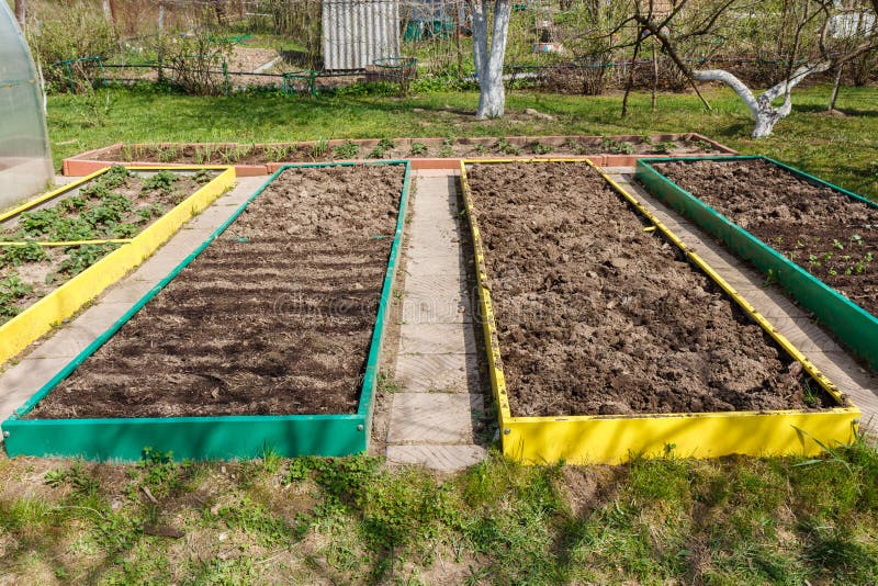 Seedbed on the Household Plot Stock Image - Image of household, plants ...