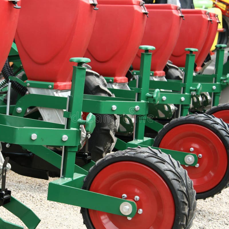 Seeder machine stock photo. Image of farm, industry, natural - 32665774