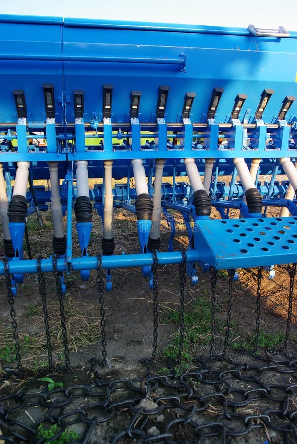 Seeding machine stock image. Image of rural, seeding, equipment - 6281649