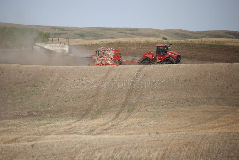 Seeding in Saskatchewan editorial stock image. Image of agriculture ...