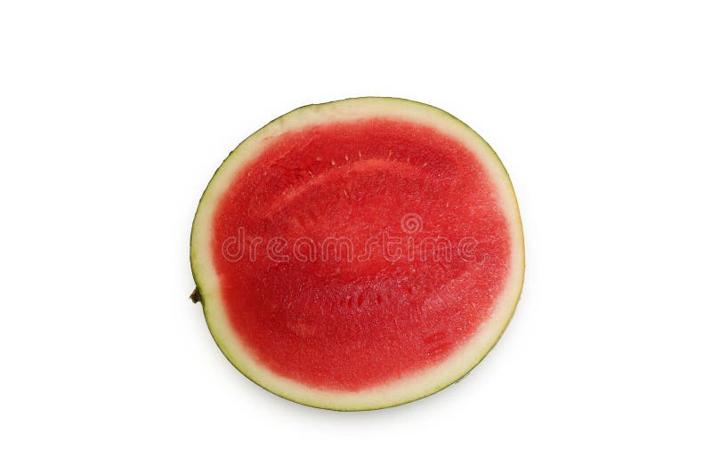 Half Cut Watermelon Cut in Half on the Beach Stock Photo - Image of ...