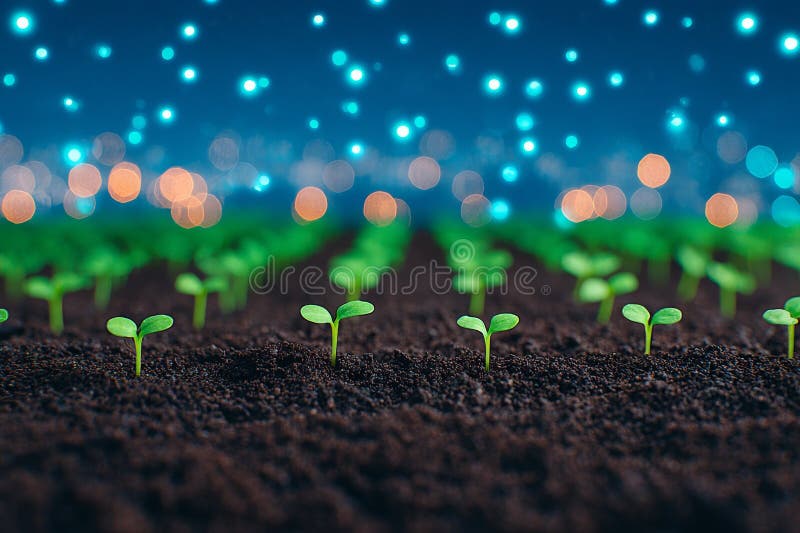 Seedlings of Leaf Lettuce in a Greenhouse Receive Sun Exposure Stock ...