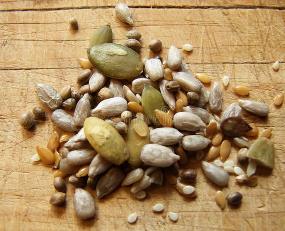 Seeds stock photo. Image of health, sesame, wood, seed - 17756682