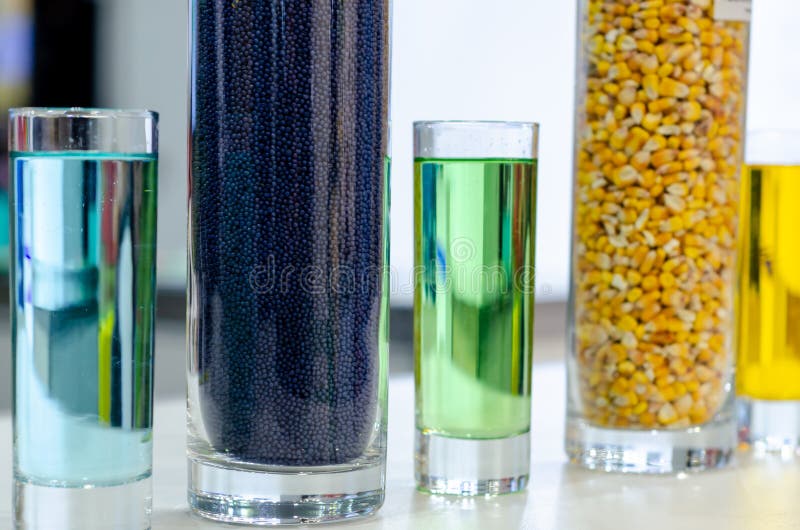 Seeds of Agricultural Plants and Liquid Fertilizer Stock Photo - Image ...