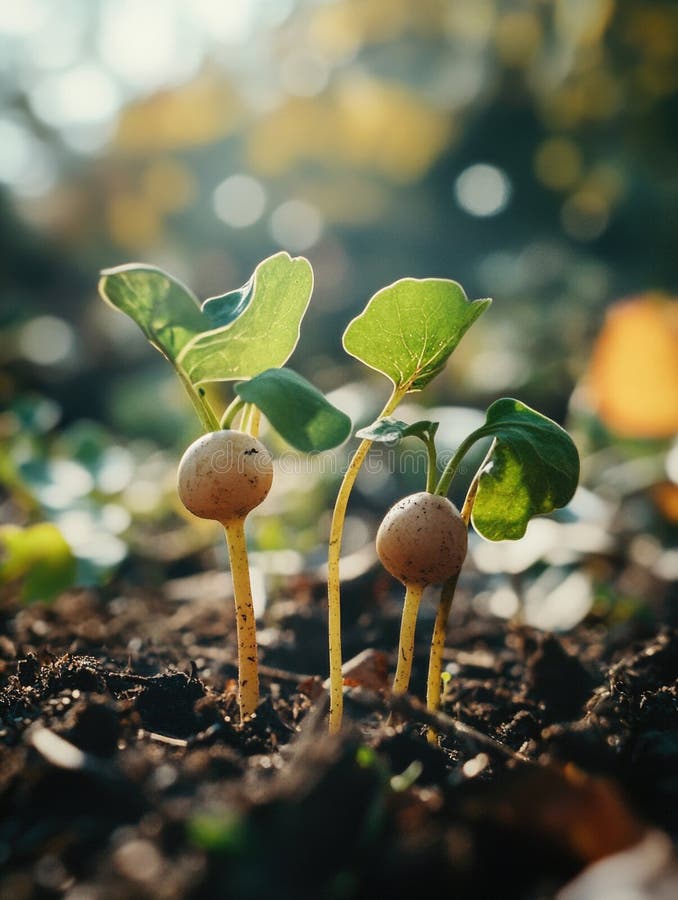 Seeds Growing in Soil stock image. Image of seeds, earth - 359866413