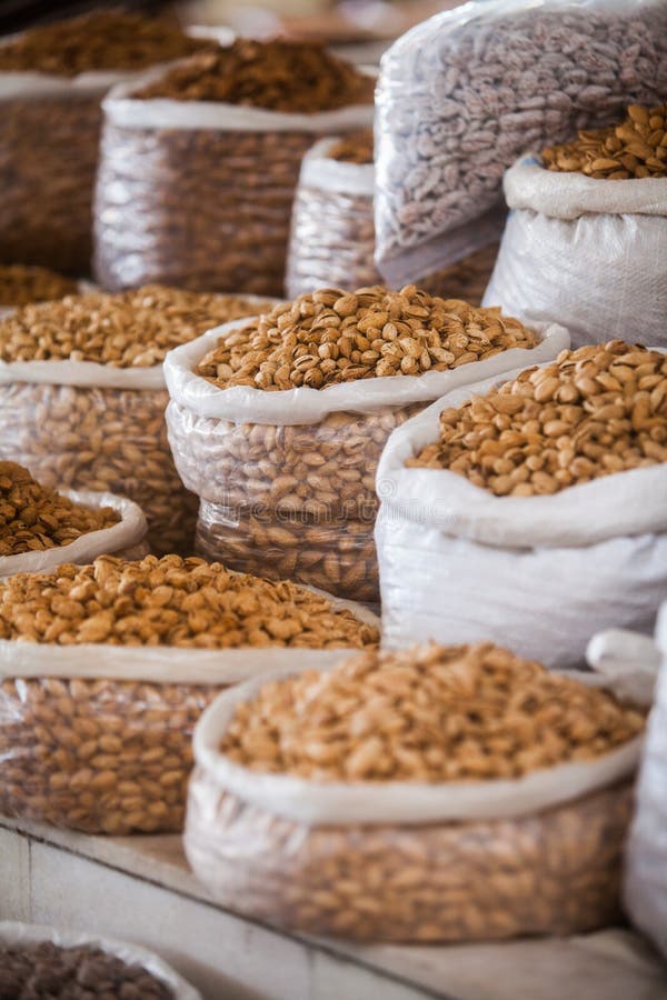 Seeds in a market stock photo. Image of healthy, powder - 114981876